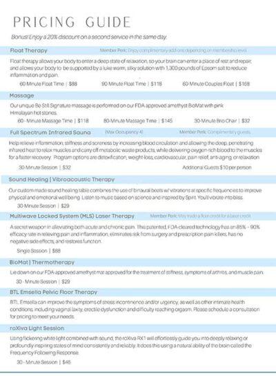 Be Still Float Therapy Studio - Jacksonville, Florida